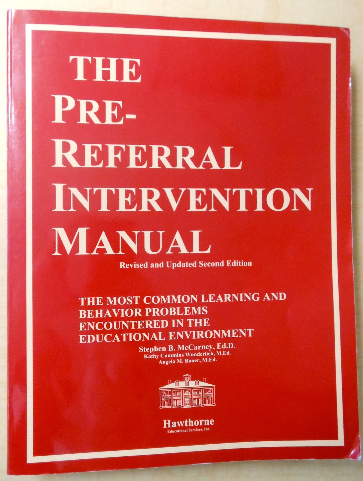 Pre Referral Intervention Manual