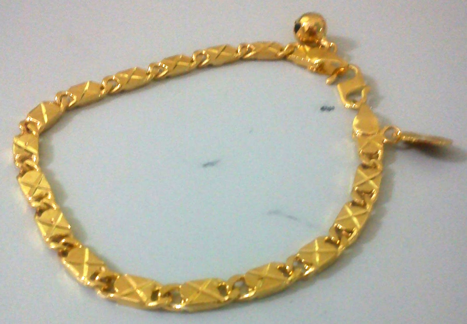 Wholesale '24K'Gold: Adult Hand Chain