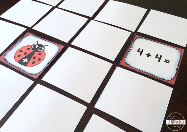 Ladybug Addition Template