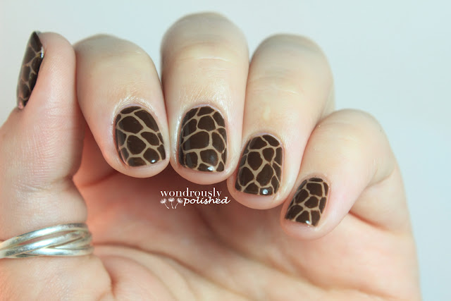 Wondrously Polished: 31 Day Nail Art Challenge - Day 13: Animal Print
