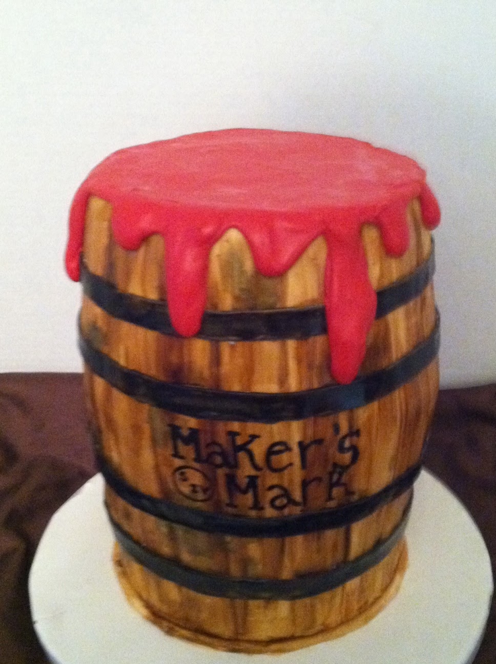 Sweet Eats Cakes: Maker's Mark Cake and Some Sulpting Tips