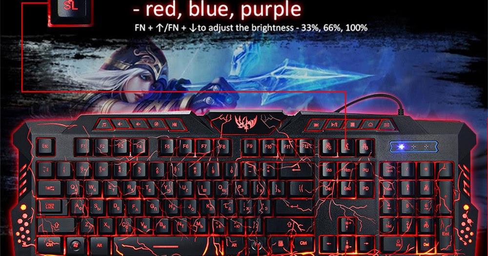 Showcasing Product : Avenger Gaming Keyboard