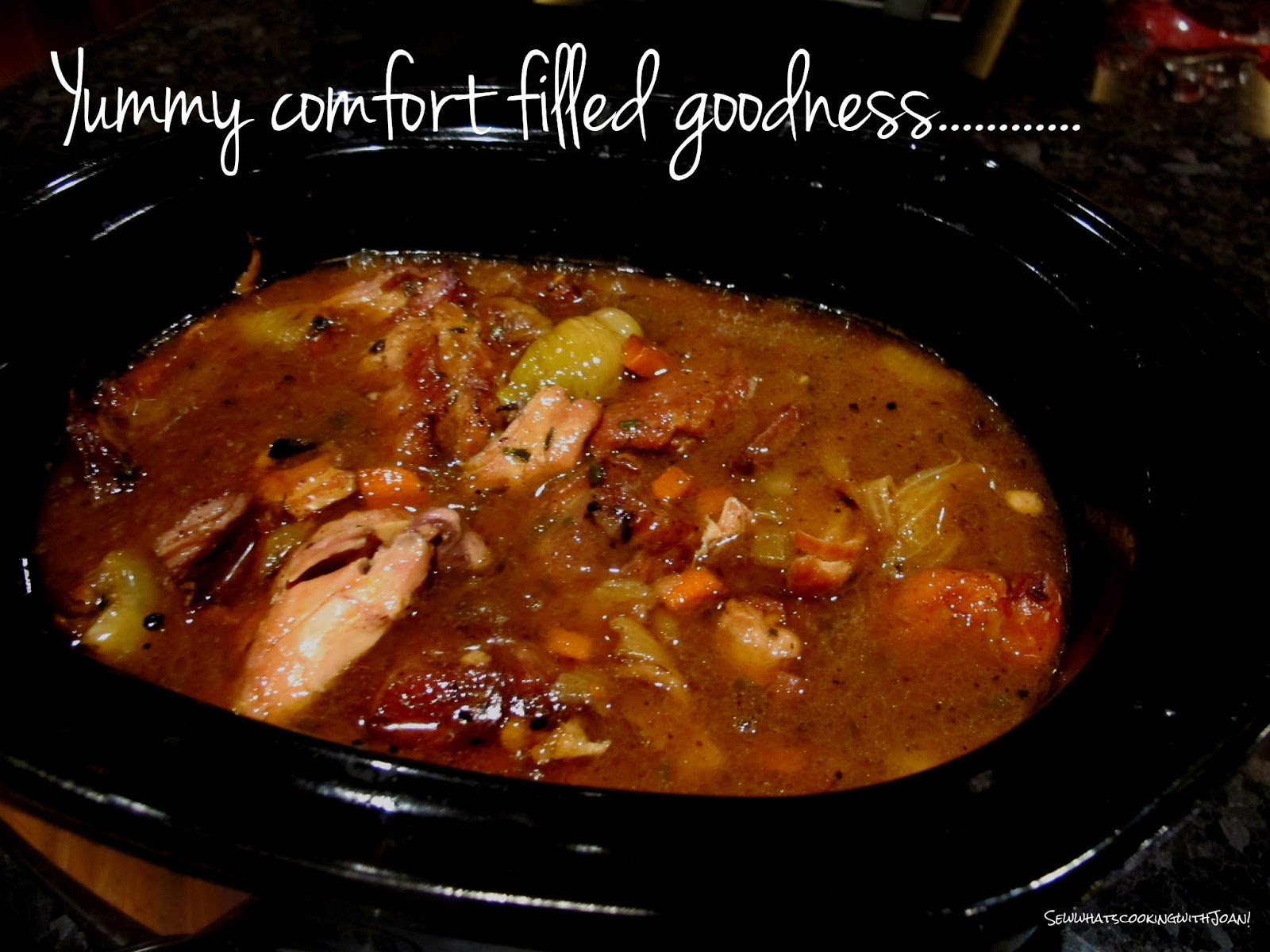 Sew what's cooking with Joan!: Pork Oulet - Comfort food for Cold weather!