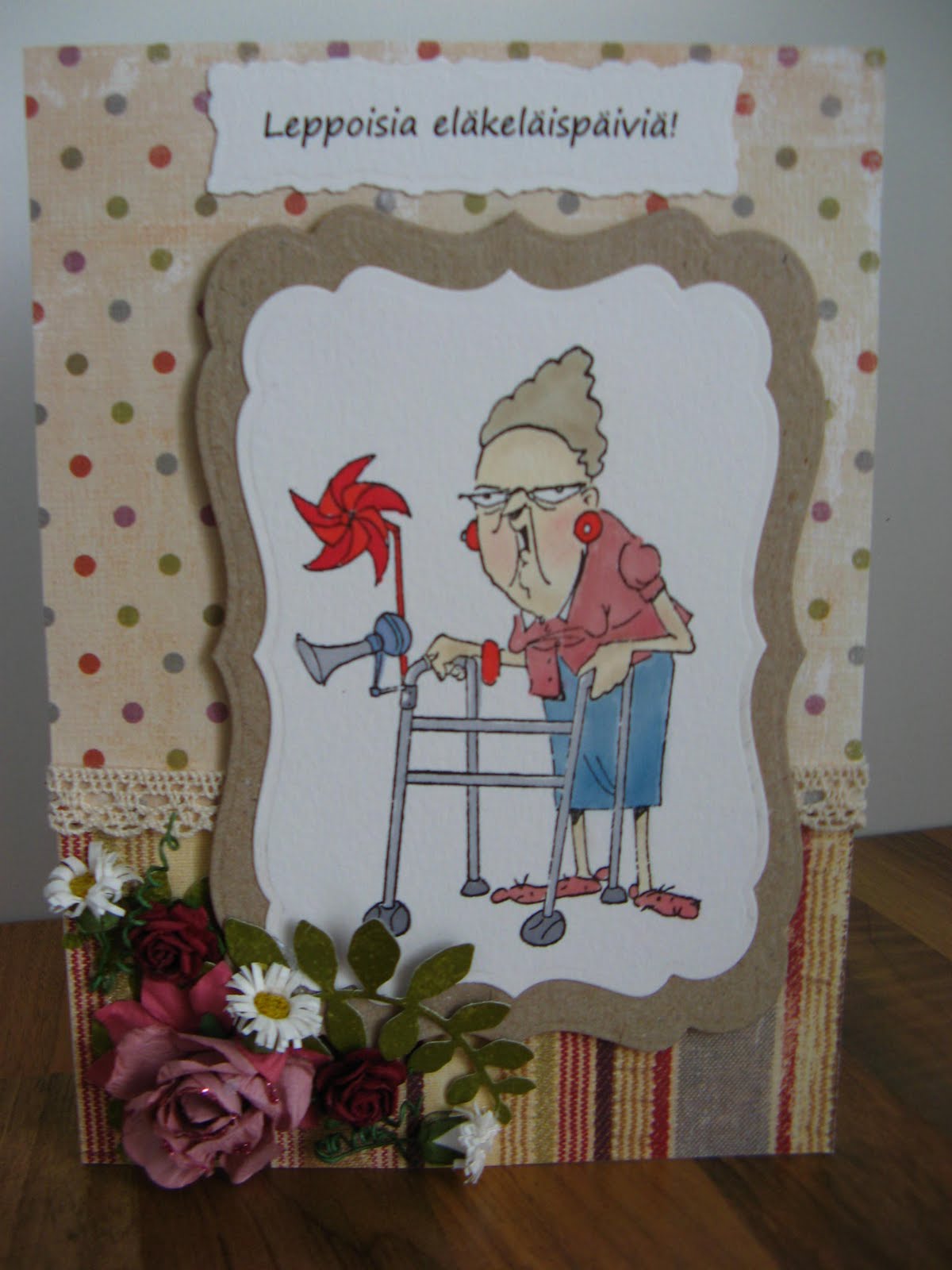 Piitun puuhanurkka: Kortti eläkeläiselle