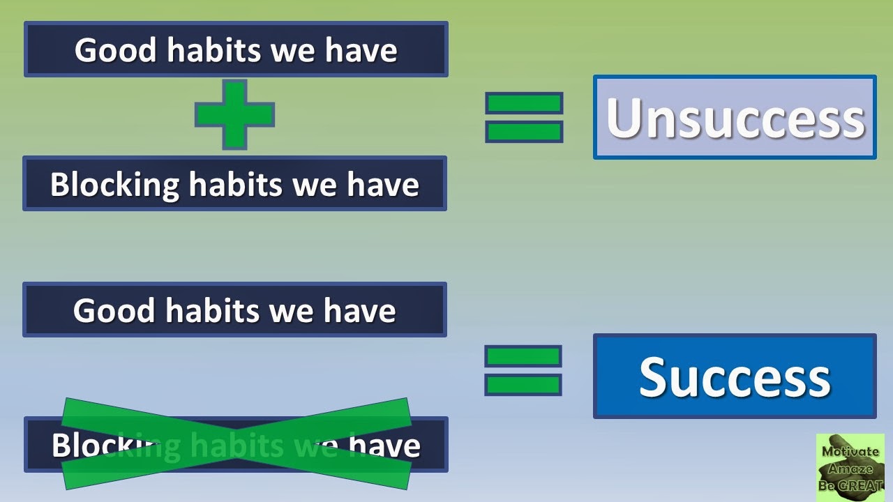 6 Success Blocking Habits You Need To Stop Doing