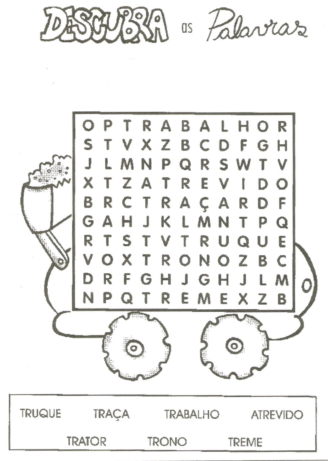 Atividades Com Br Cr Dr Fr Gr Pr Tr Vr - EDUCA