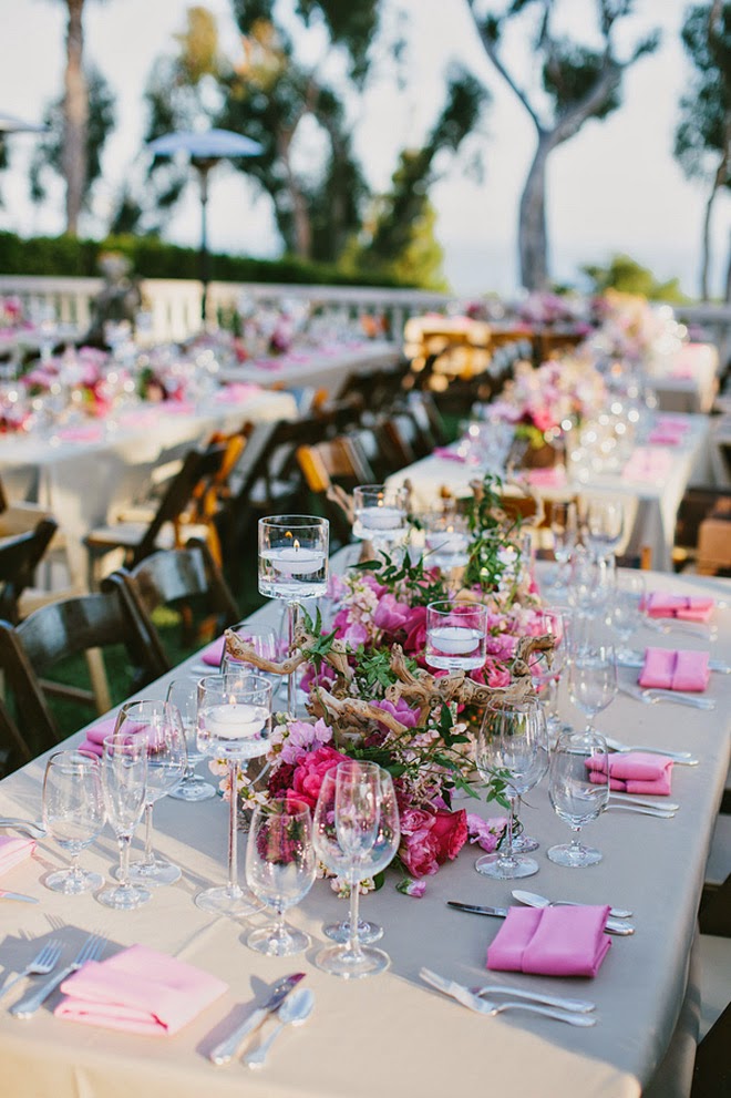 Fabulous Pink Outdoors Wedding - Belle The Magazine