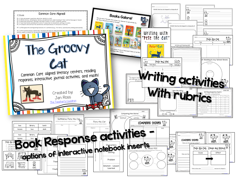 Pete The Cat Activities For First Grade