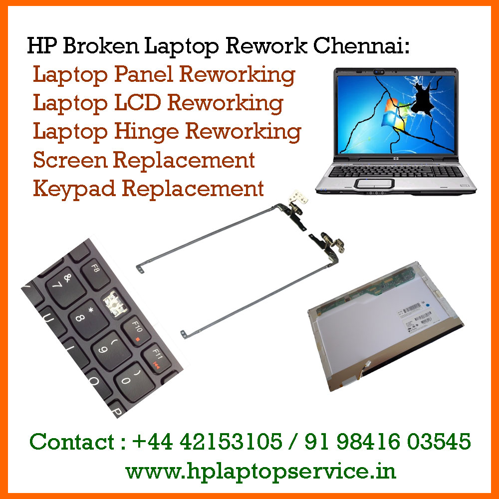 If your hp laptop broken need service or rework contact hp service ...