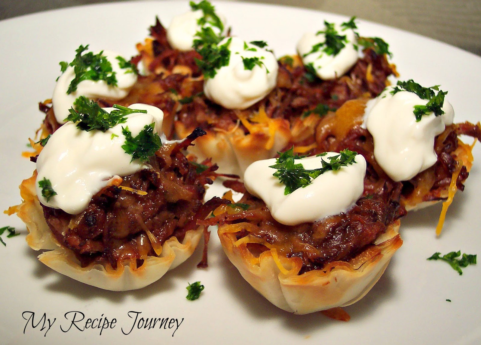 My Recipe Journey: BBQ Bison Phyllo Bites