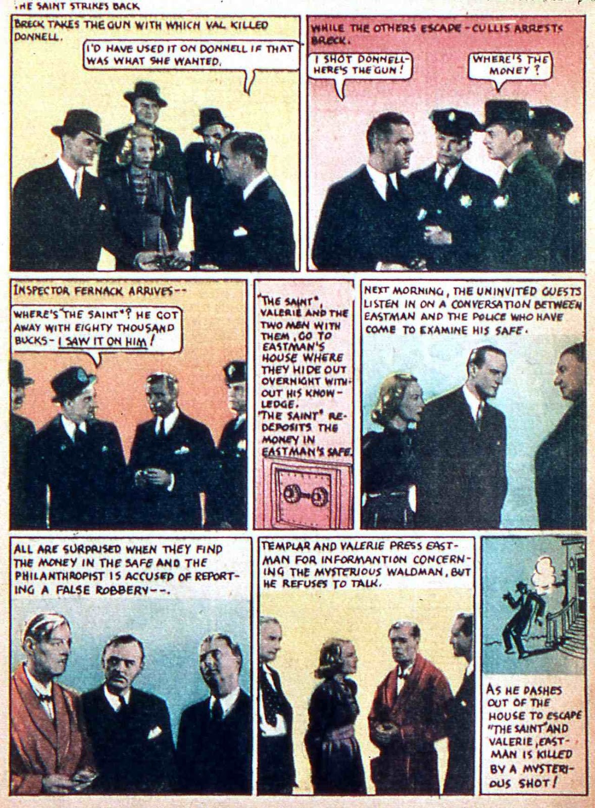 Four-Color Shadows: The Saint-Starring George Sanders-1939