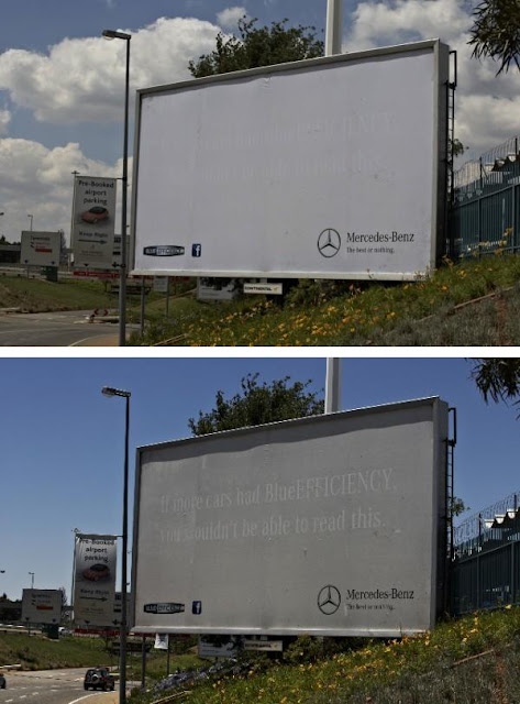 Viralmente: The Mercedes-Benz billboard that shows you what you're ...