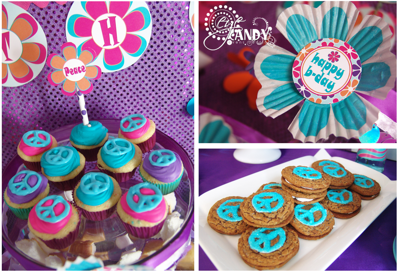 Eye Candy Creative Studio: PARTY :: Peace Love & FUN-do Party - Part 1