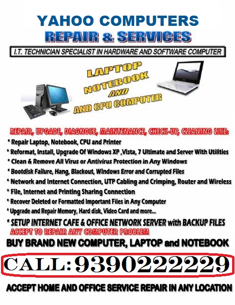 YAHOO COMPUTERS HYDERABAD VANASTHALI PURAM 9390222229