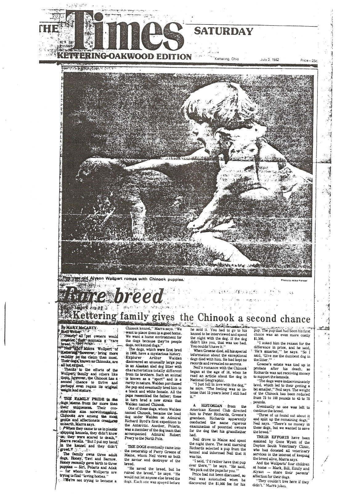 Chinook Archives: SINGING WOODS CHINOOKS, Neil & Marra Wollpert ...