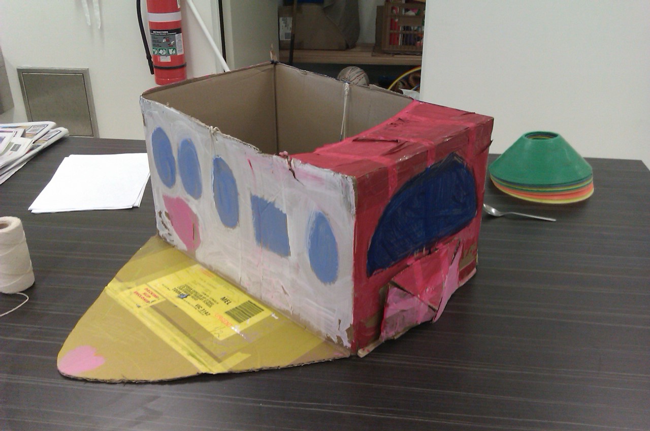 Activities for Kids: Box Airplane