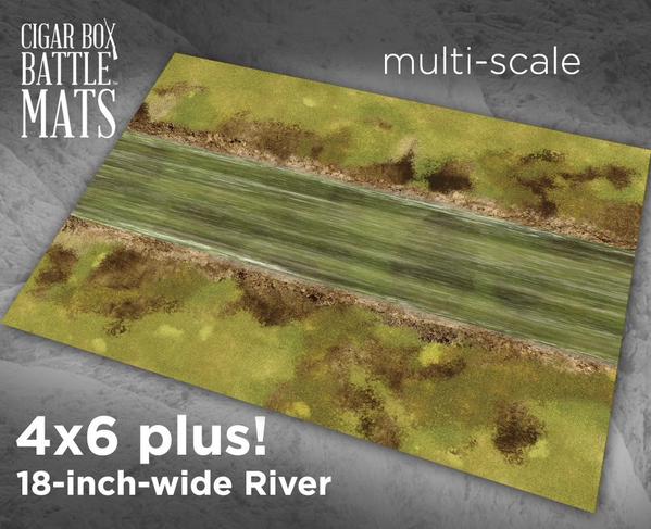Wargame News and Terrain: Cigar Box Battle: Three New River Mats Released