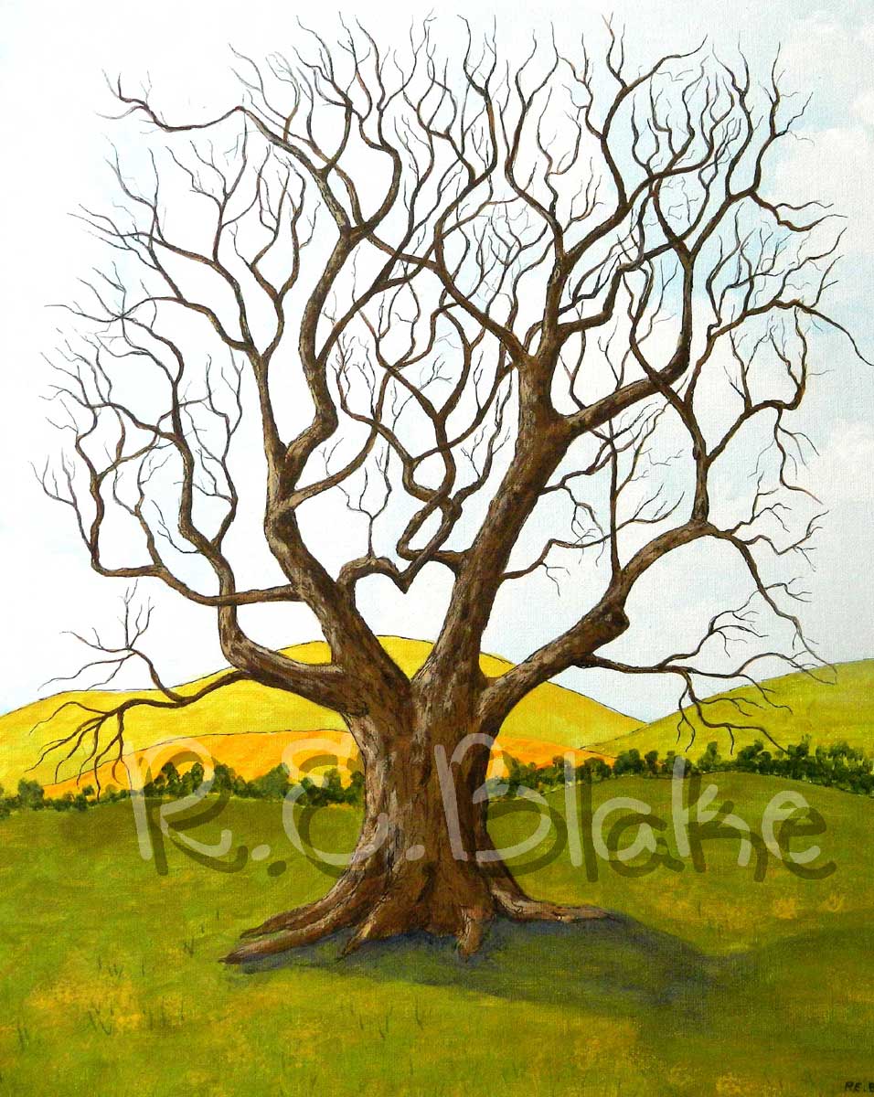 Crafting a Reality: Thumb print trees