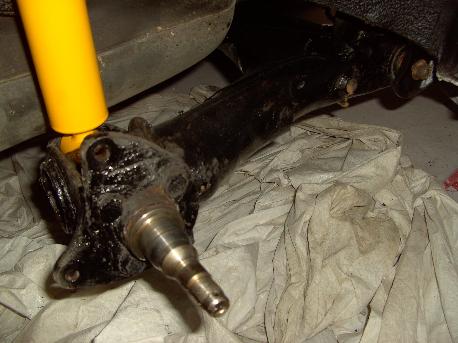 Golf MK2 re-build: rear axle