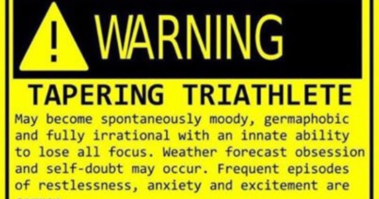 All the Info for Coach Alison's Athletes: A Few Words on Taper