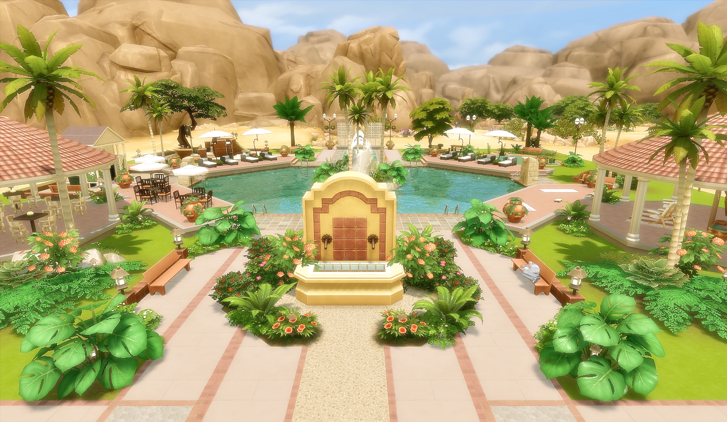 Oasis Springs Park - The Sims 4 - Via Sims