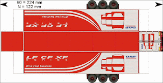 SP. Papel Modelismo: PaperCraft DAF 95XF