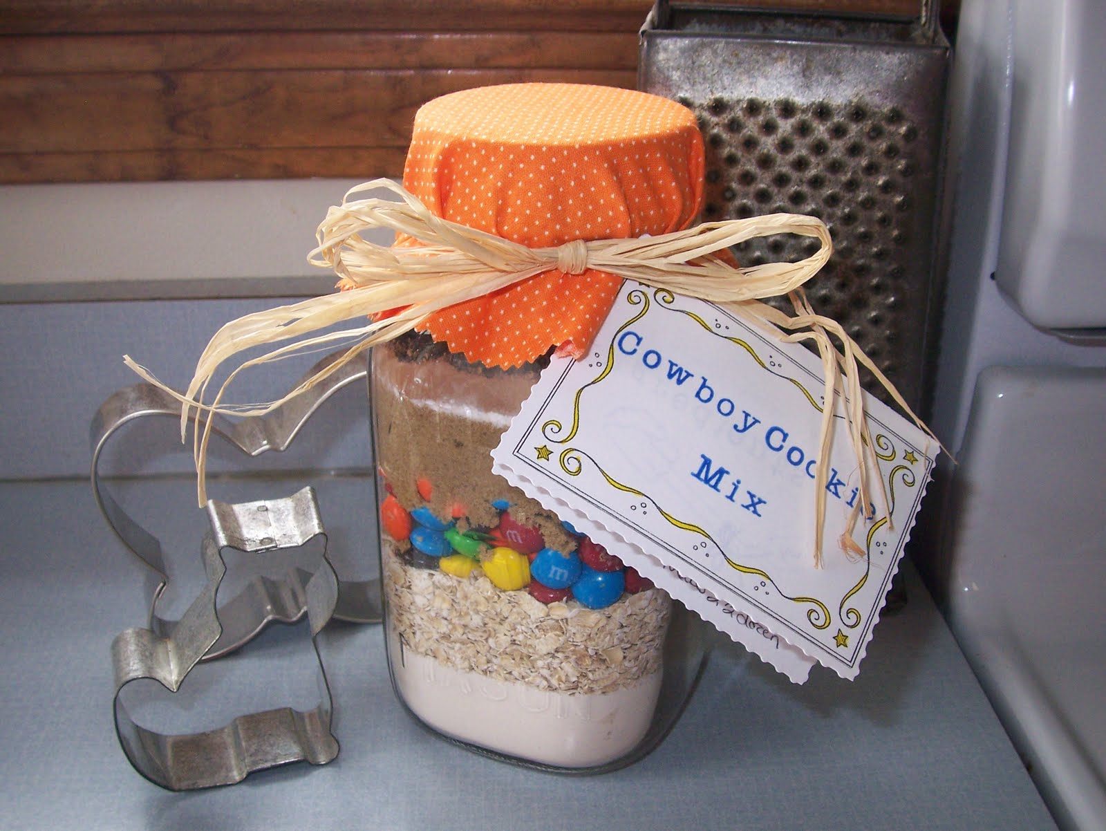 Home On The Prairie: Cowboy Cookie Jar Mix
