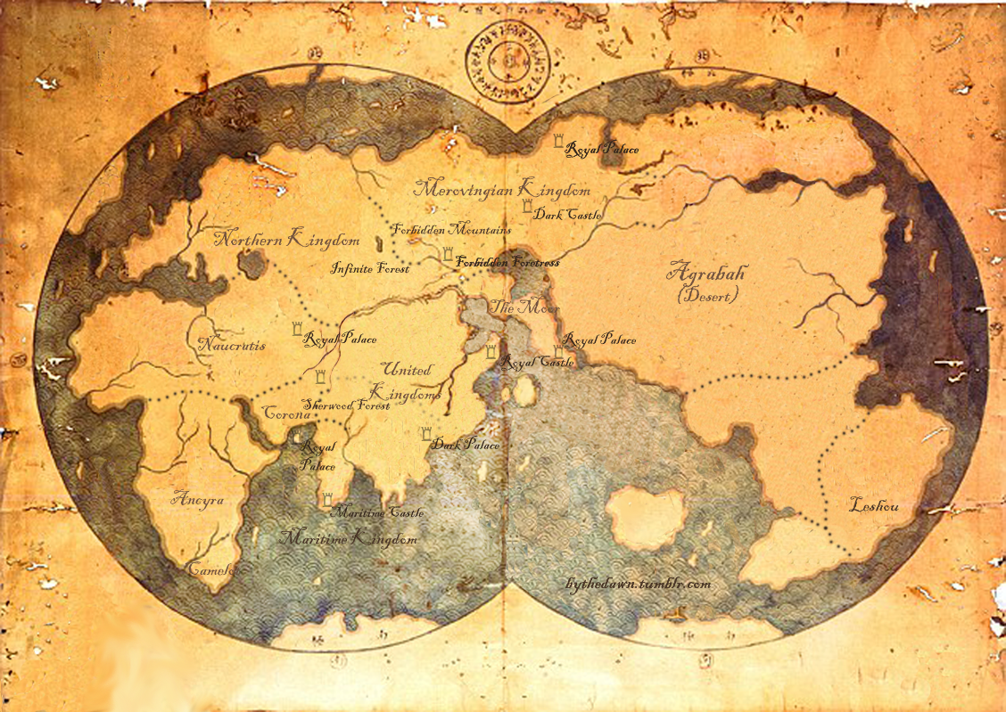 Enchanted Forest Map - ByTheDawn - Once Upon a Time (TV) [Archive of ...