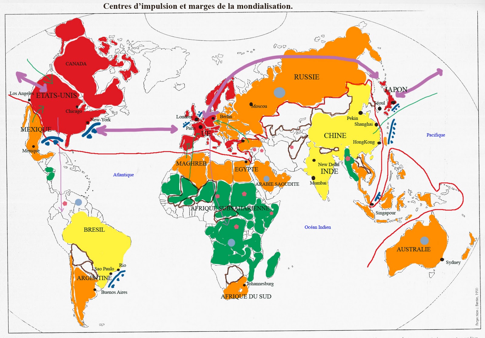 Le blog histoire géo de Simon Grivet: Nord et Sud