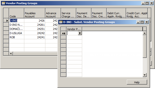 Filip's Dynamics Blog: NAV 2009 feature: Substitute posting groups