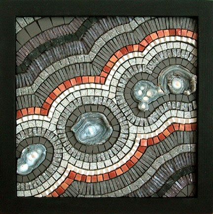 Sweet Freedom Designs: Tuesday Tangle: Mosaic Ammonites