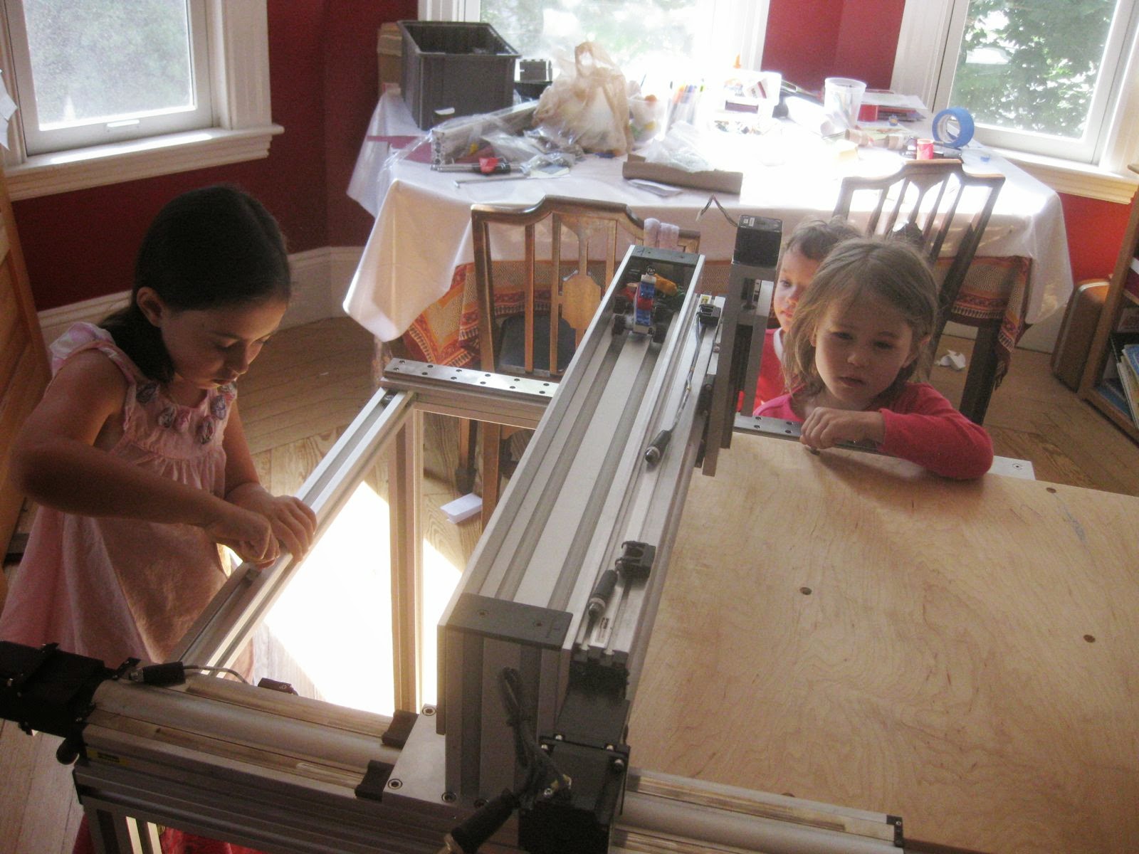 Tooling Up: Building a CNC router with kids