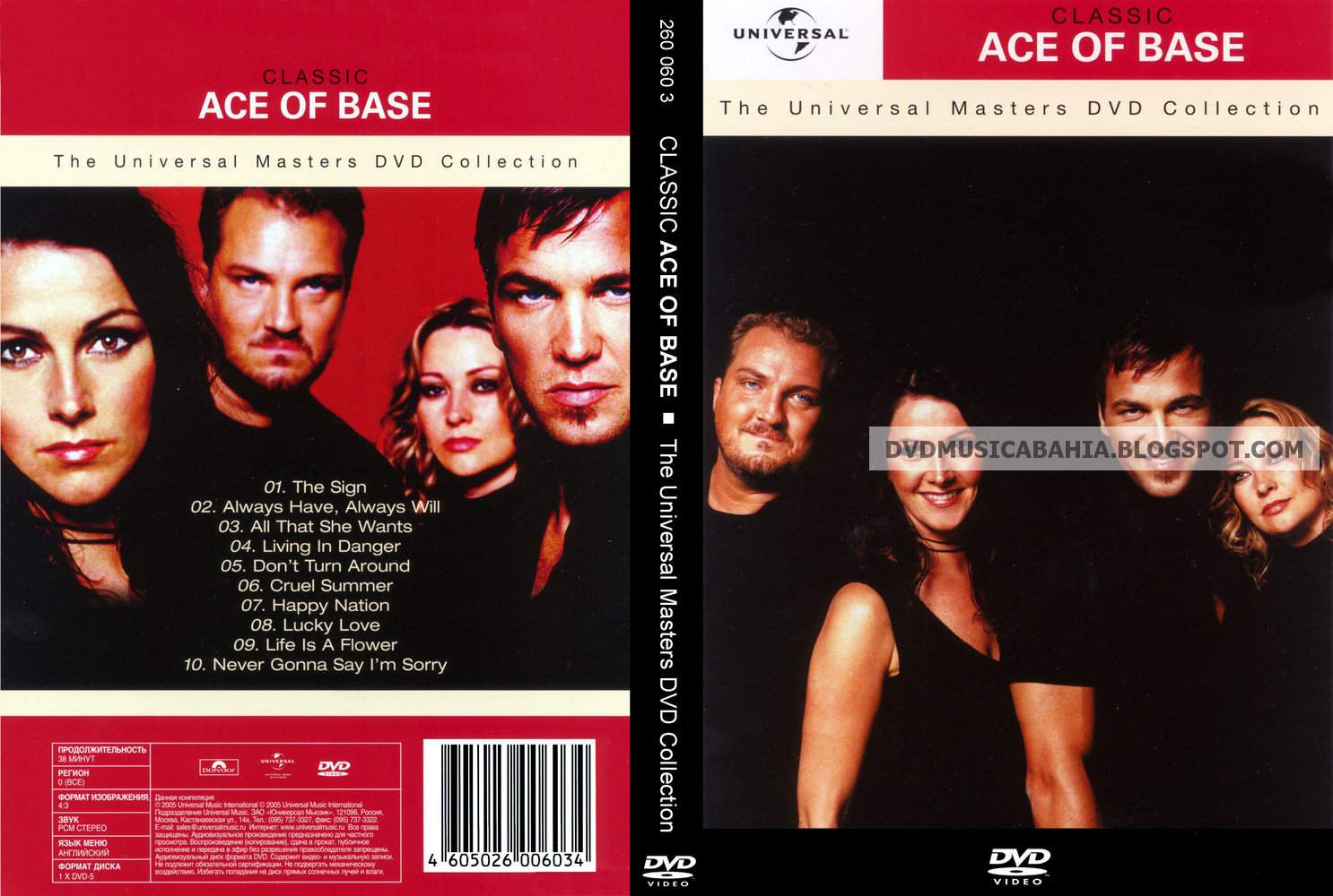 LOS MEJORES DVD DE MUSICA Y MAS....!!!!: ACE OF BASE - THE UNIVERSAL ...