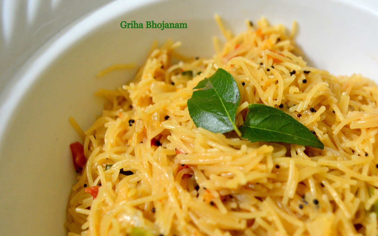 Griha Bhojanam: Semiya Upma (Vermicelli Upma)