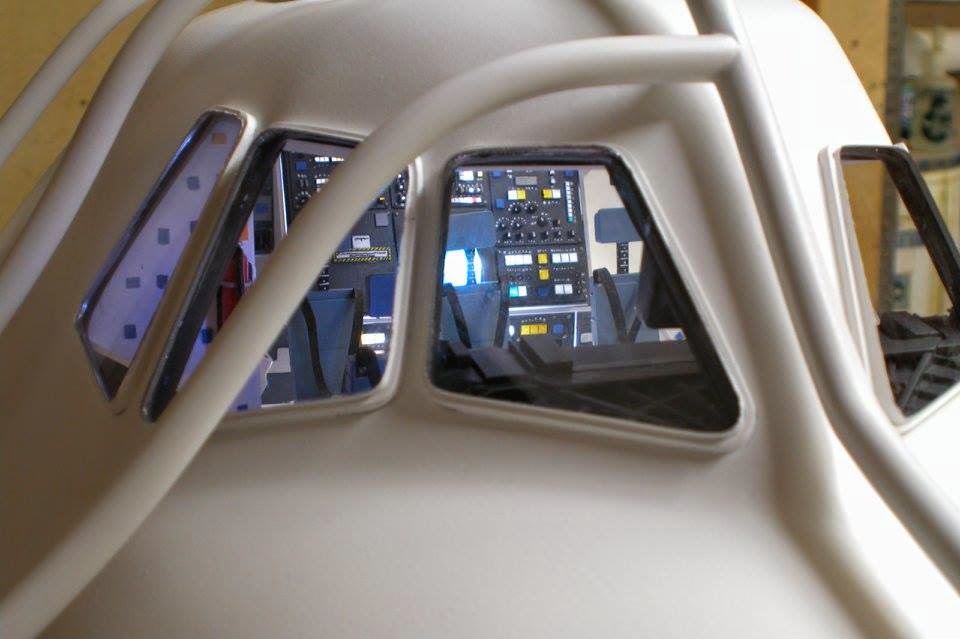 Bruce's Scale Modeling Domain: 1/12th scale space shuttle cockpit cutaway