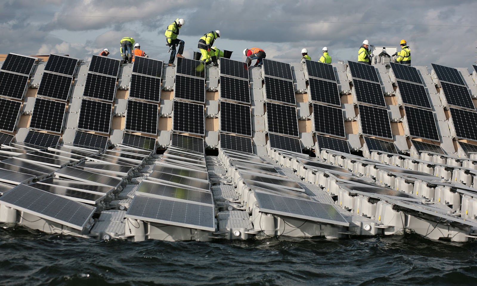 The Business Side of Green: World's biggest floating solar farm powers ...