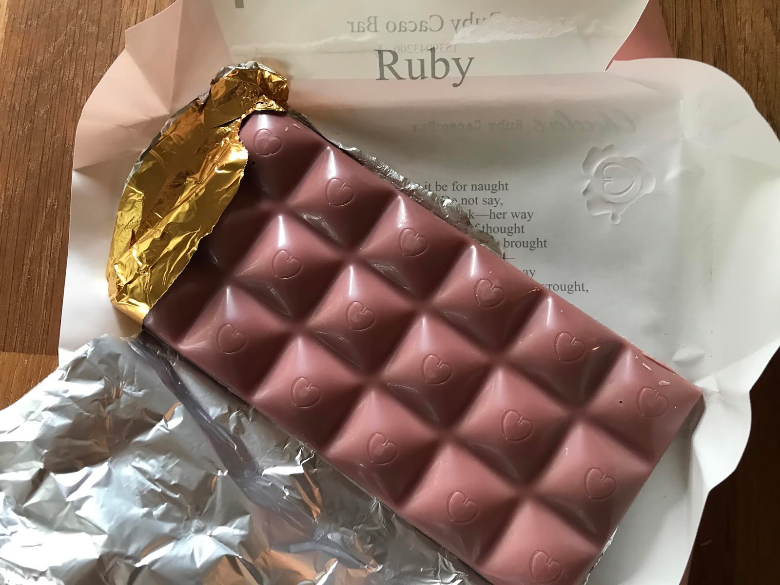 Lactose-Free Girl: Ruby chocolate
