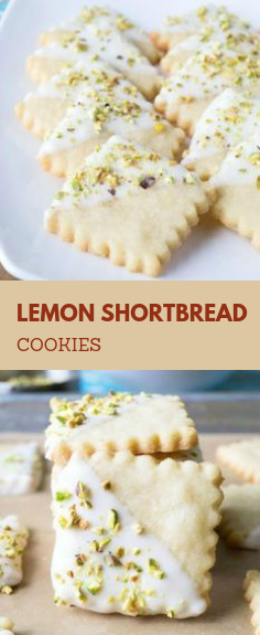 Lemon Shortbread Cookies | Savoury Recipes
