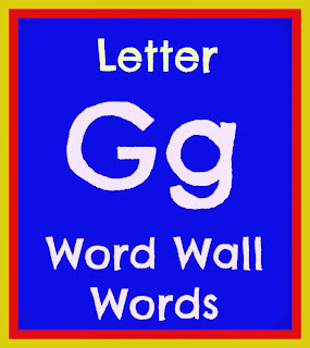 Practicing Preschool: Word Wall Words Part II: F-J