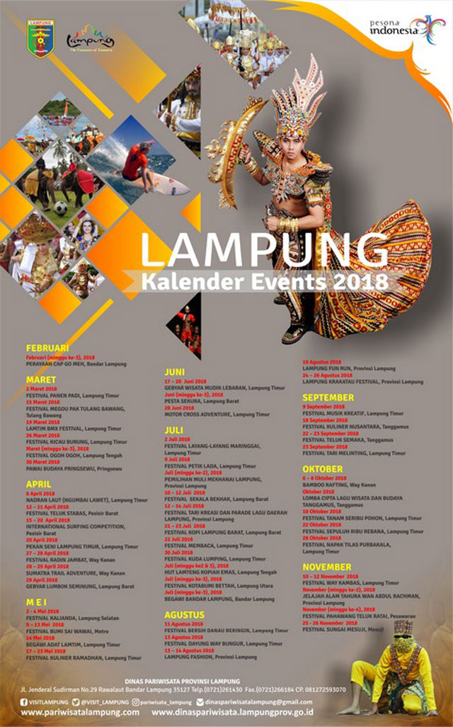 Kalender Event Provinsi Lampung - Tempat Wisata Lampung