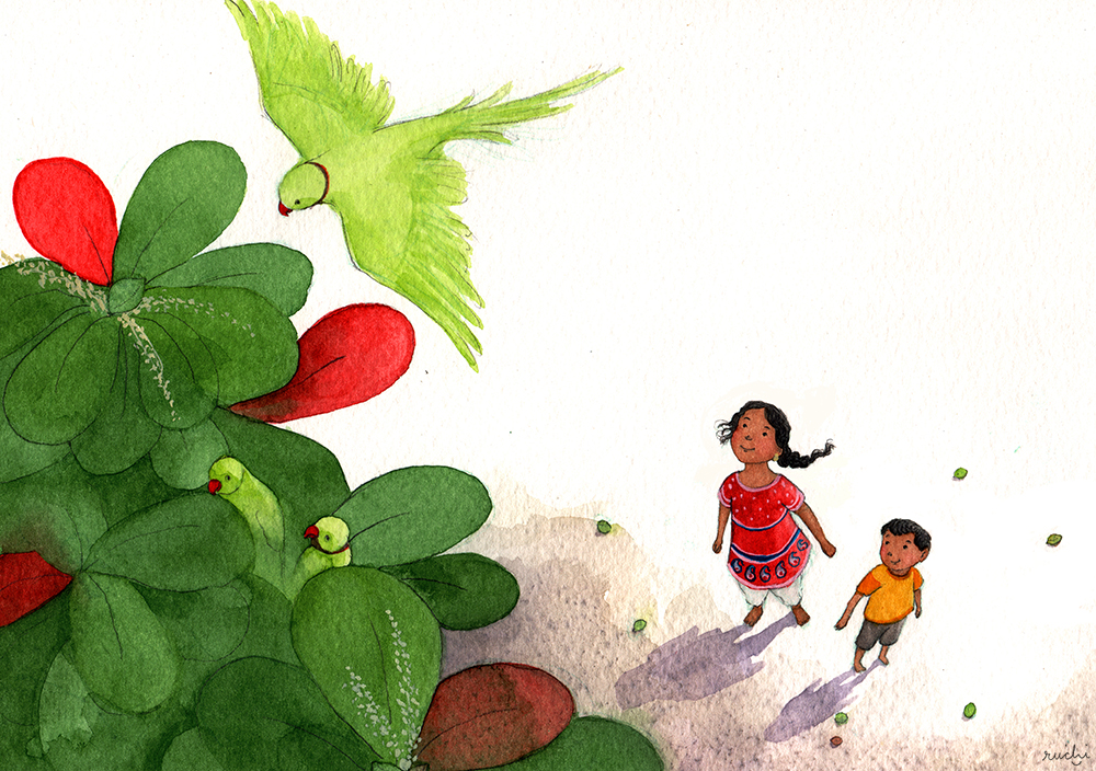 The Lal Badam Tree - Ruchi Mhasane