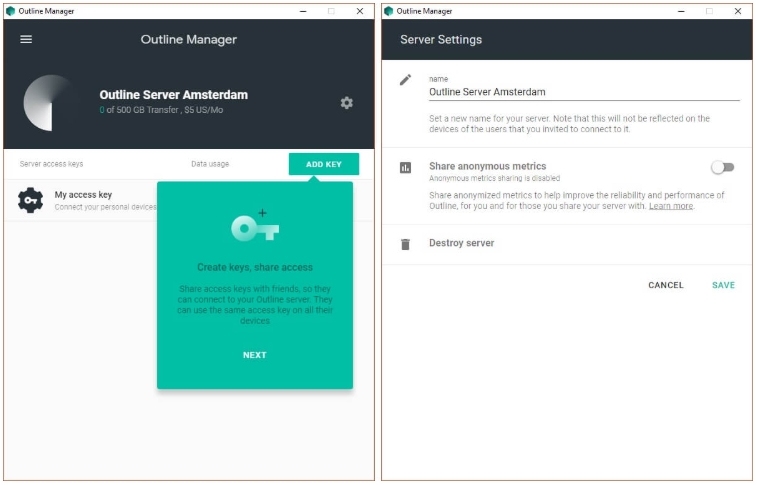 Outline VPN projesini kullanarak kendi VPN hizmetinizi oluşturma