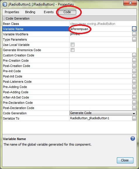 Knowledge Sharing: Membuat Radio Button menggunakan Java Swing