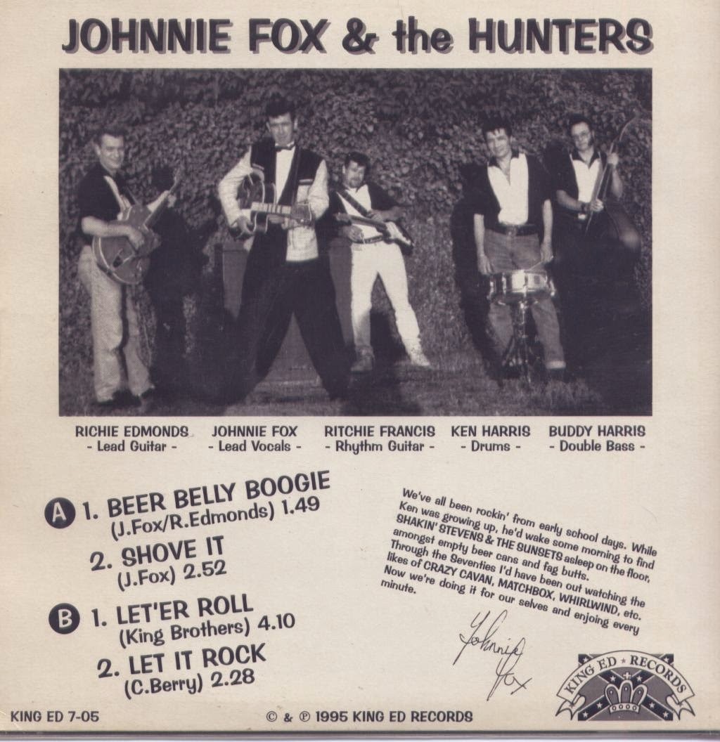 RockabillyMusicSaleAndTrade: Johnny Fox & the Hunters Ep