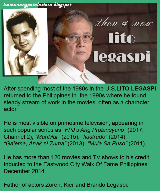 ISA MUNANG PATALASTAS: 146. Is That Who I Think He Is? LITO LEGASPI for ...