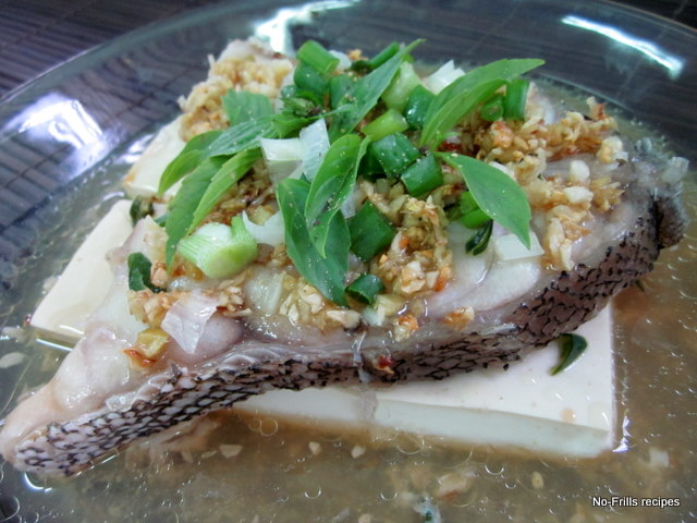 Basil steam fish