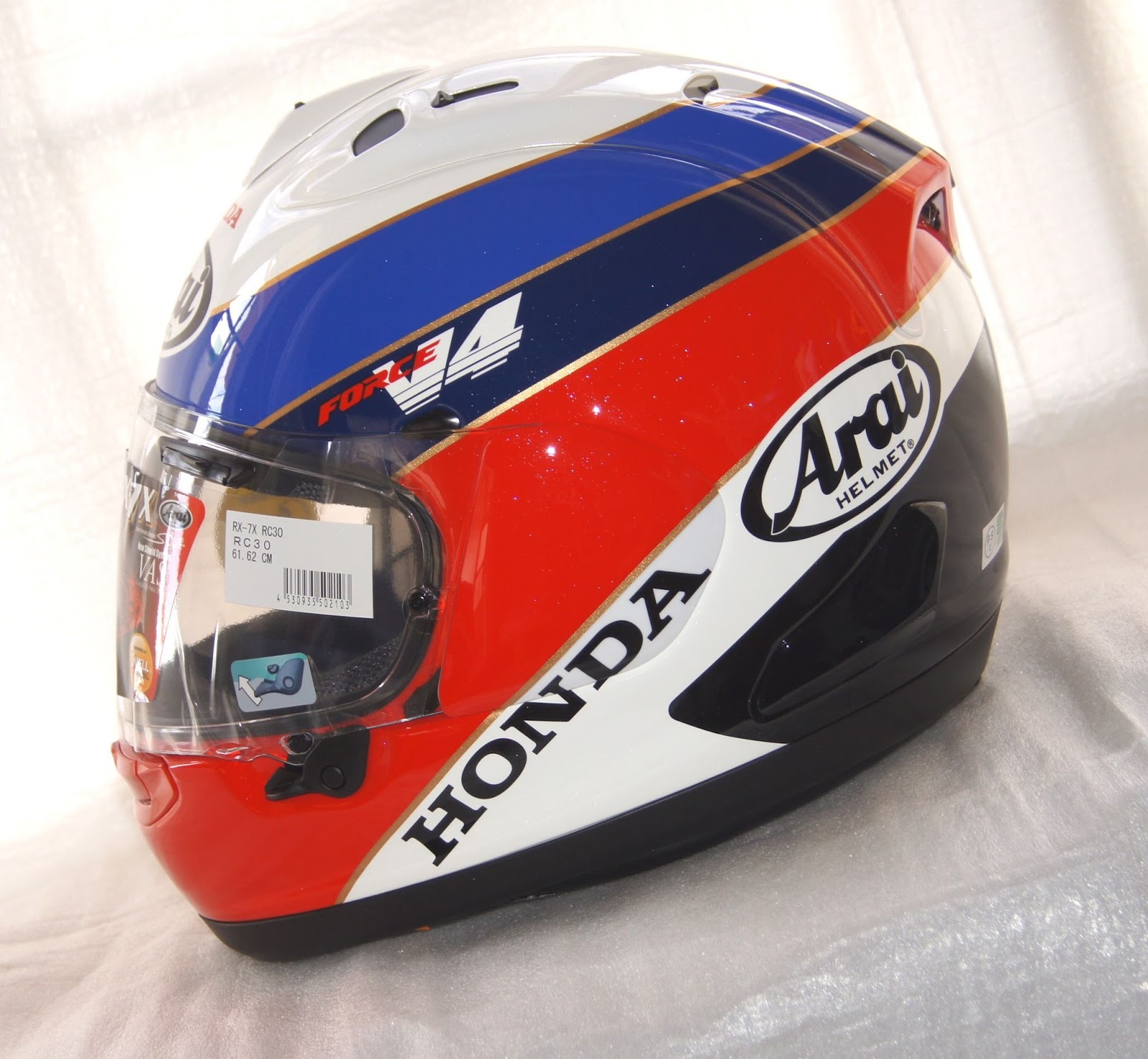 samurai‐bikers: Arai helmet RX-7X Corsair-X RX-7 V Honda HRC VFR750R ...