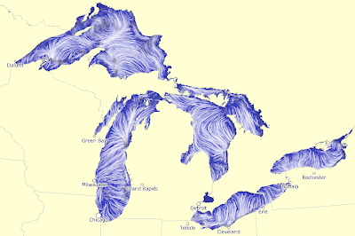 Damn Arbor: Great Lakes surface currents
