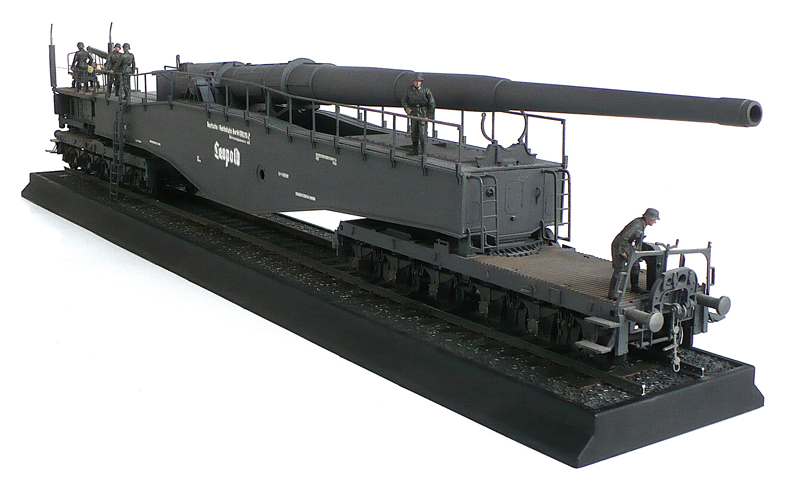 The Great Canadian Model Builders Web Page!: Krupp 28 cm K5 railway gun ...