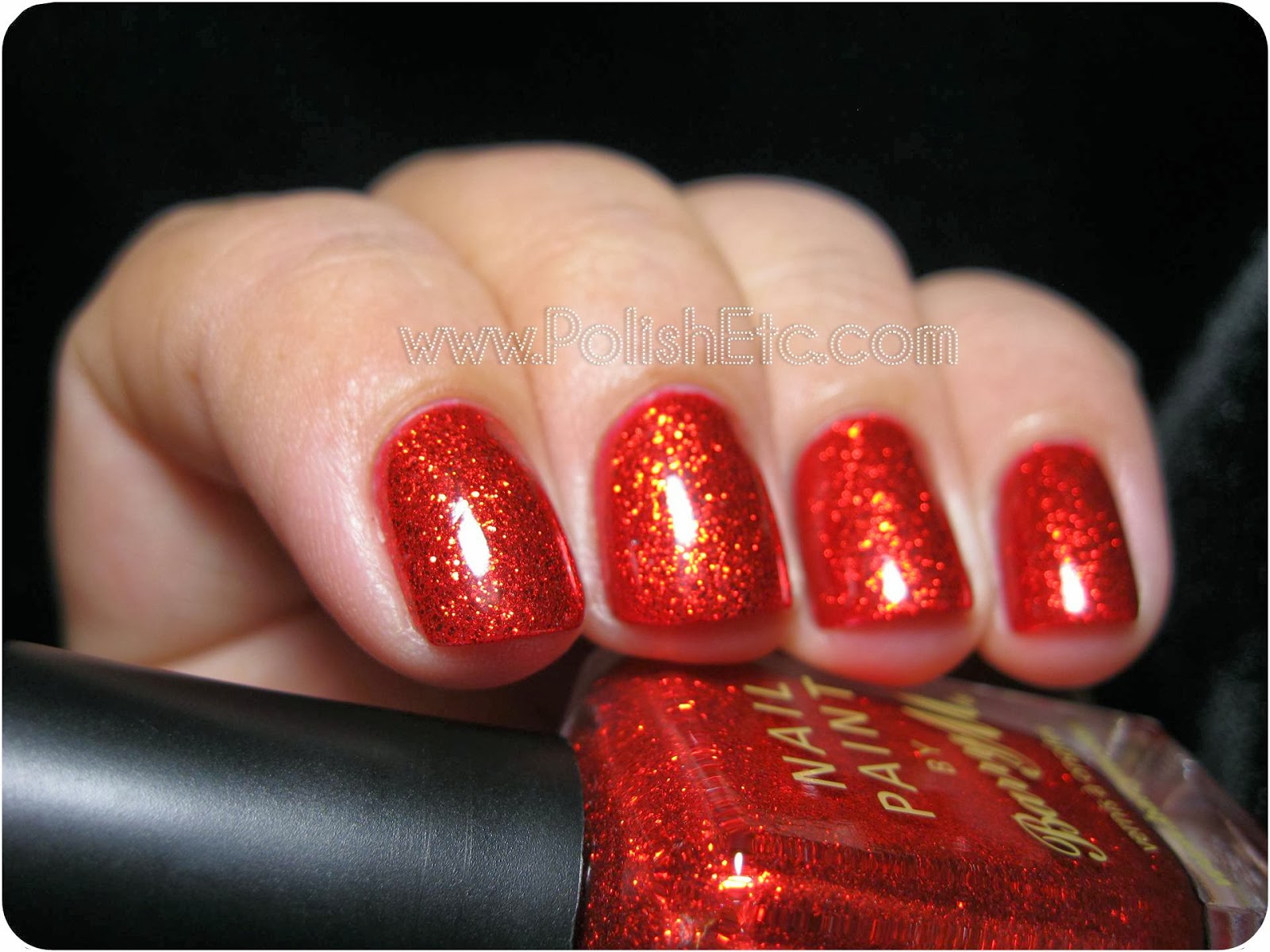 Barry M Red Glitter Swatches - Polish Etc.
